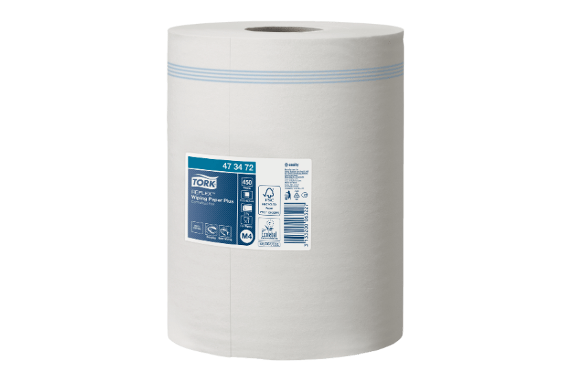 Tork Reflex™ M4 Plus Centerfeed Wiping Paper SmartCore® 6x450 sheets W ...