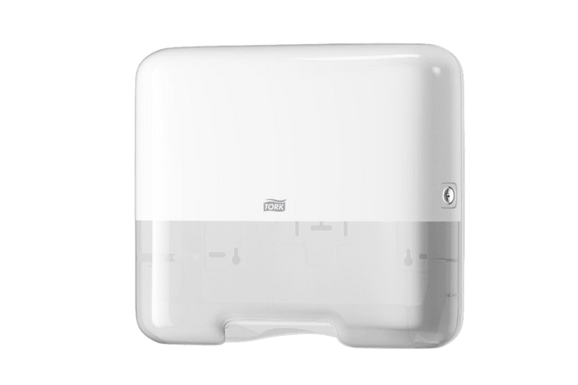 Tork® H3 Singlefold Mini Hand Towel Dispenser White Elevation Line (55 ...