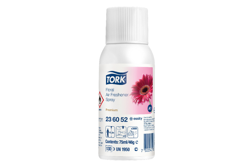 Tork® A1 Air Freshener Spray with Floral Scent 12 Bottles (236052 ...