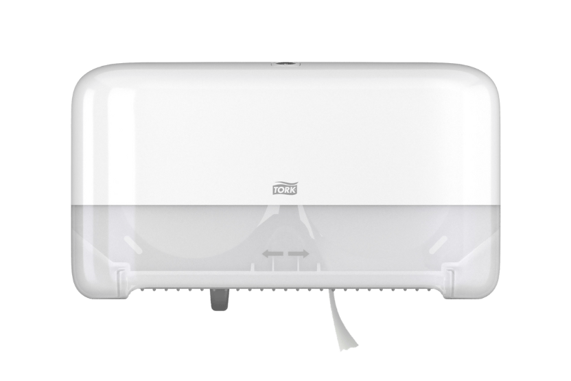 Tork OptiServe® T7 Dispenser for 2 Coreless Toilet Paper Rolls Horizon ...